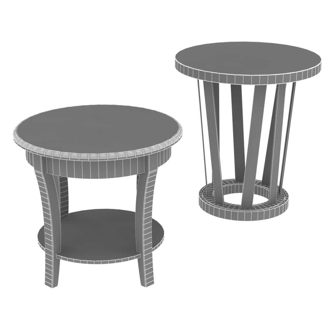 3D 3 Tables Model - TurboSquid 1588842