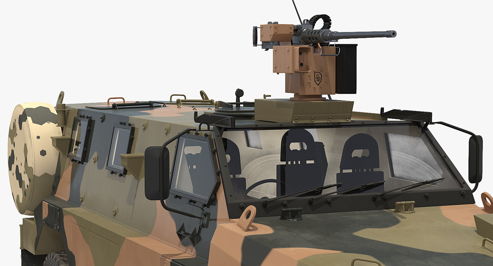 3D 4x4 bushmaster mr6 camo - TurboSquid 1333635