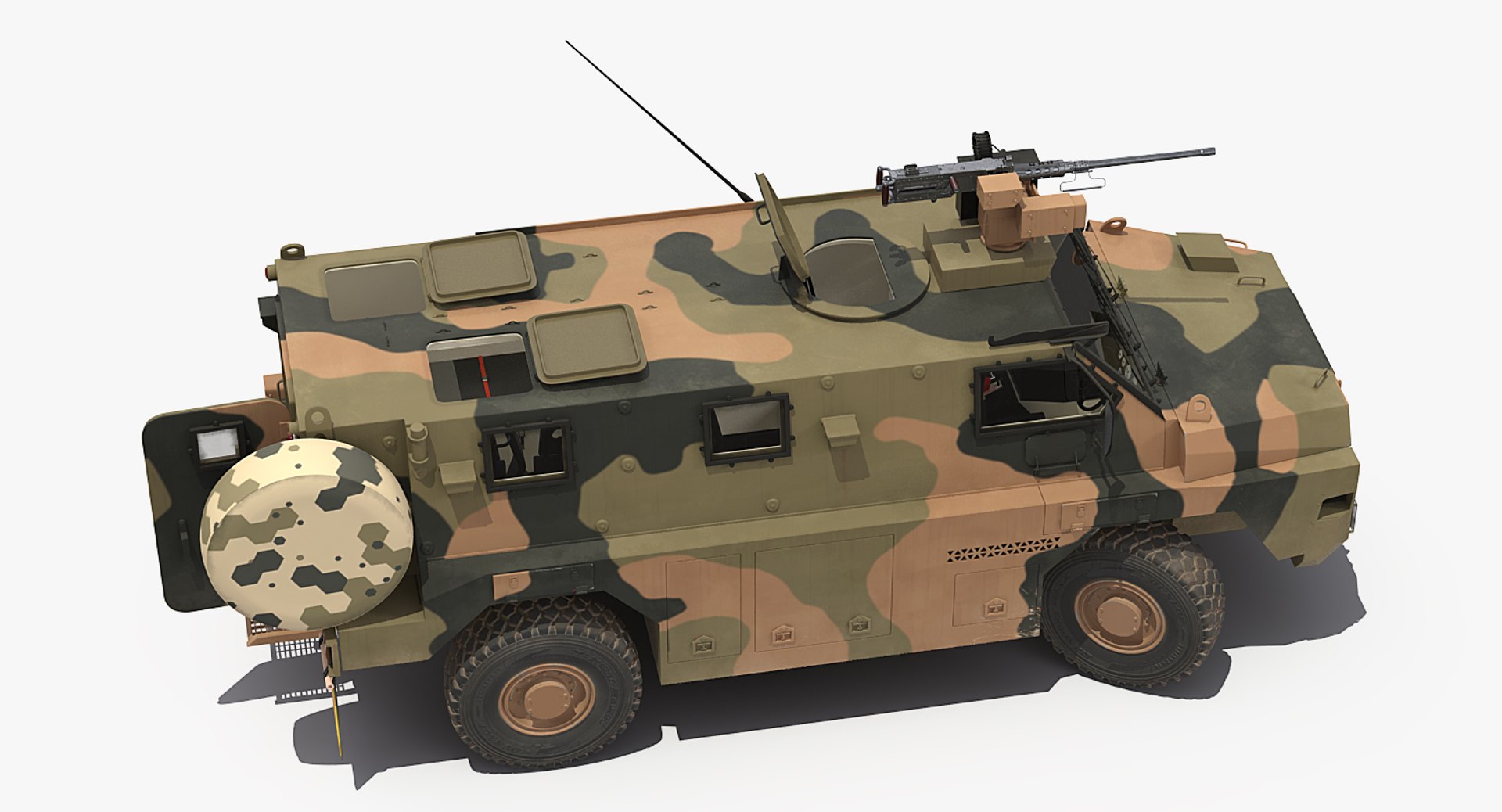 3D 4x4 bushmaster mr6 camo - TurboSquid 1333635
