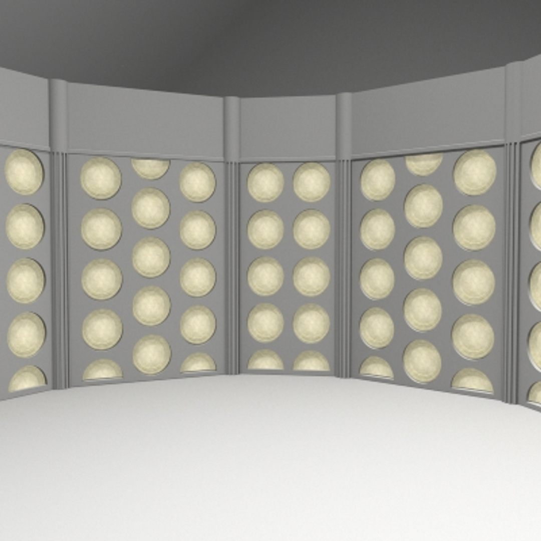 tardis console room doctor 3d model