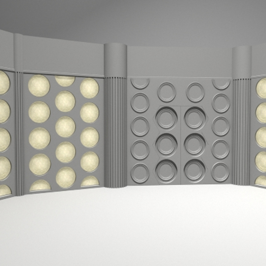 tardis console room doctor 3d model