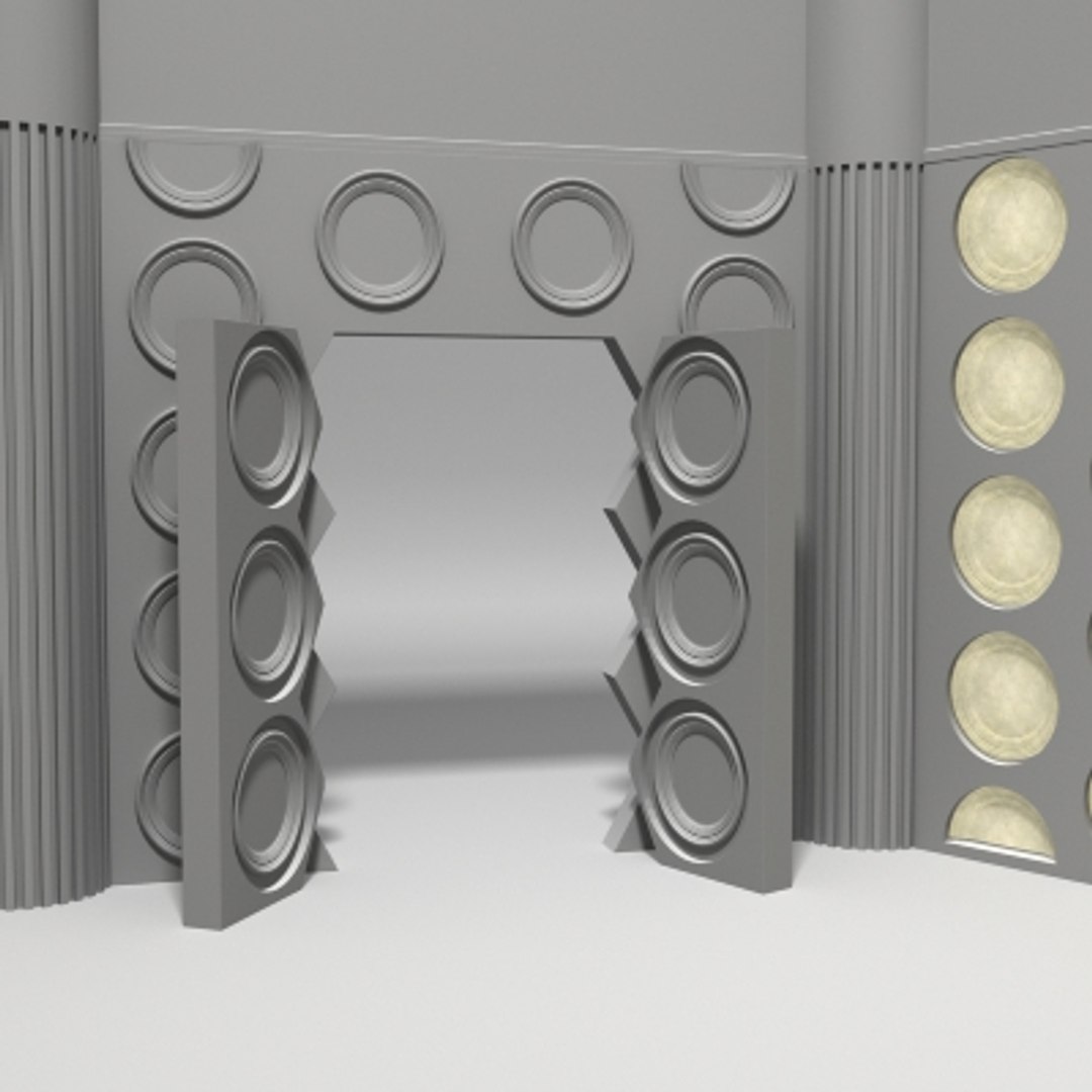Tardis Console Room Doctor 3d Model