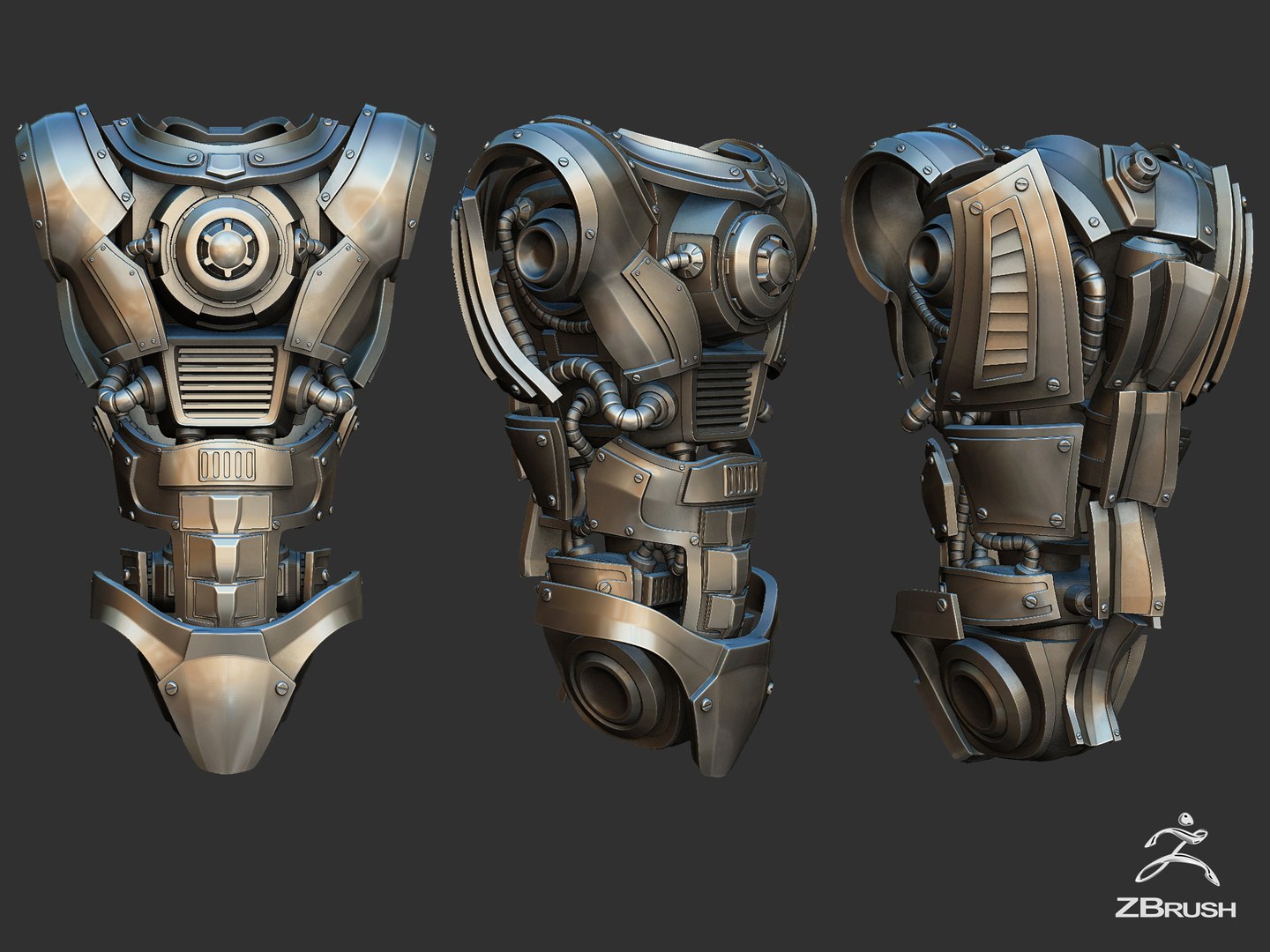 Mech kitbash parts - 3D model - TurboSquid 1642314