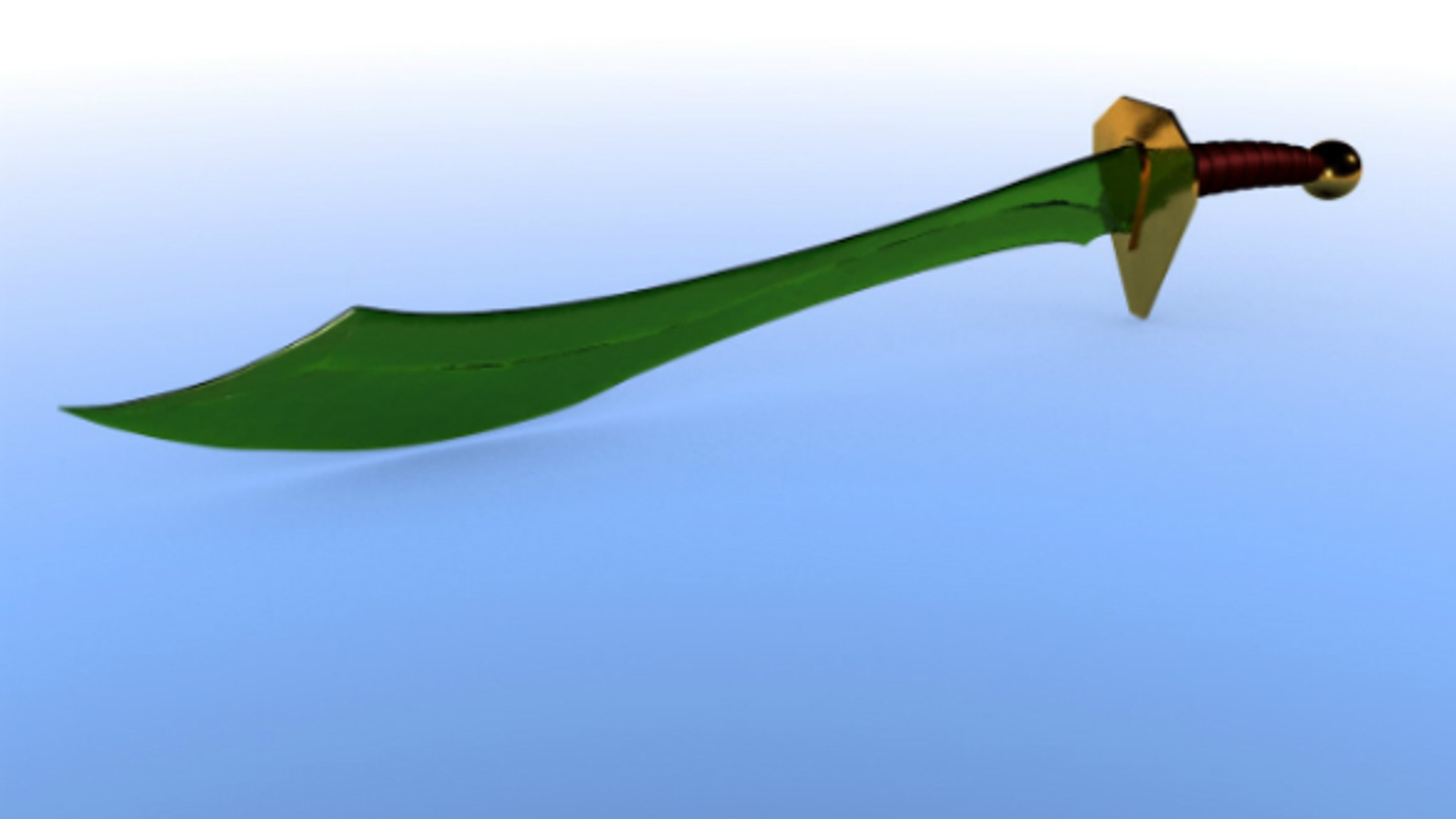 3d Elven Sword Model