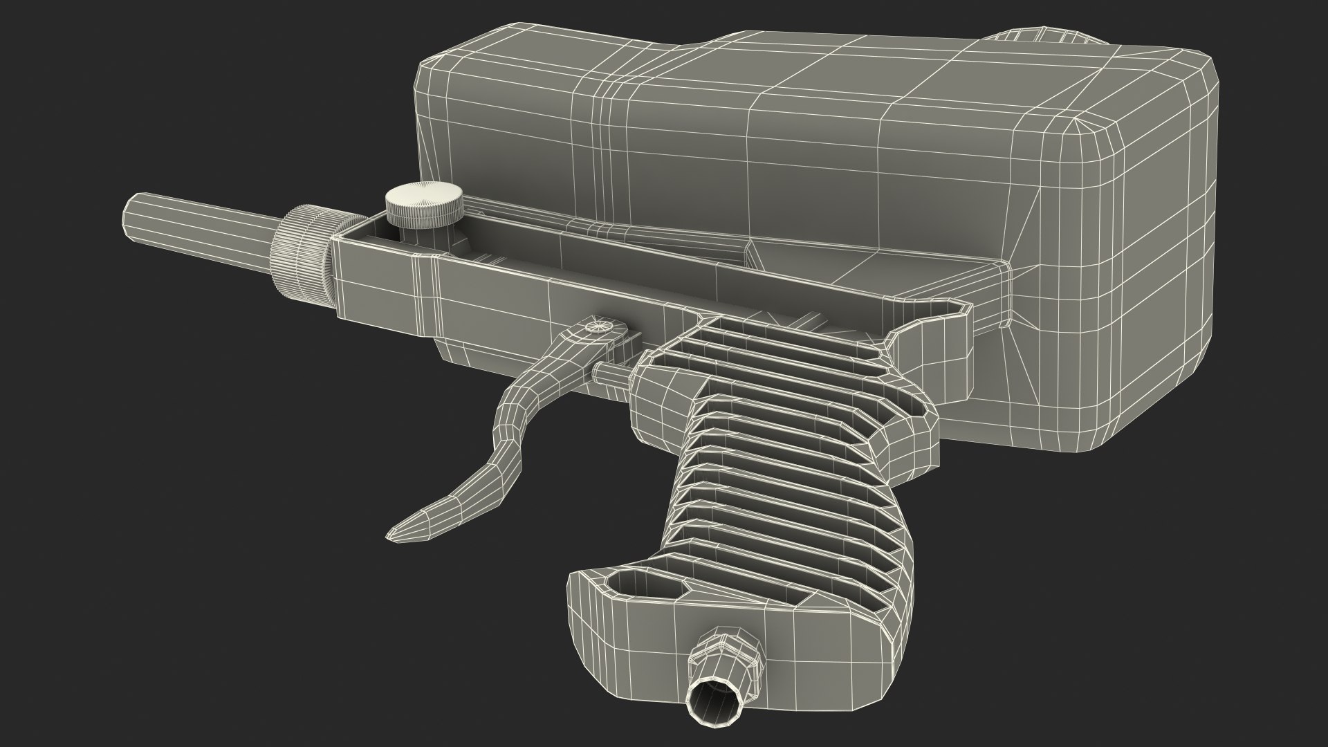 3D sand blaster gun black model - TurboSquid 1712860