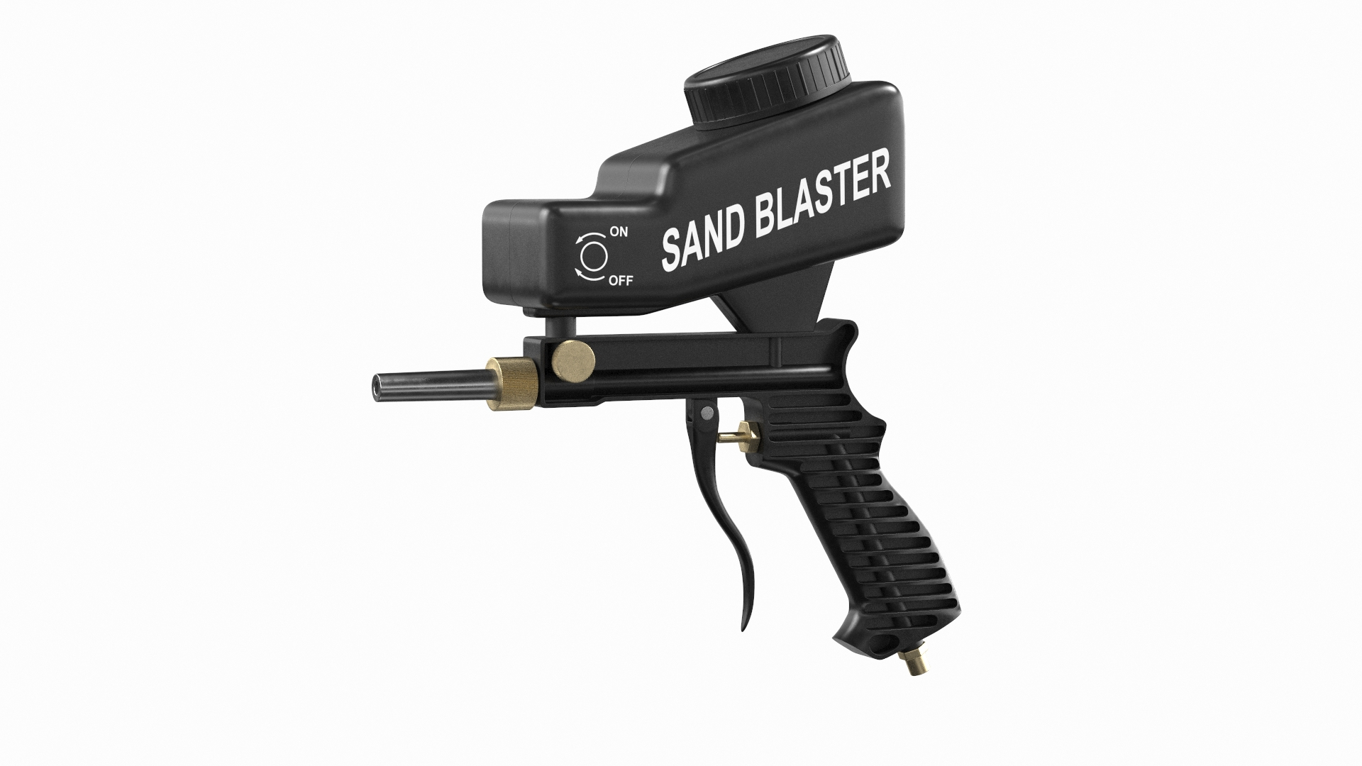 3D sand blaster gun black model - TurboSquid 1712860