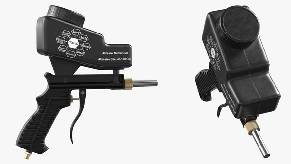 3D sand blaster gun black model - TurboSquid 1712860