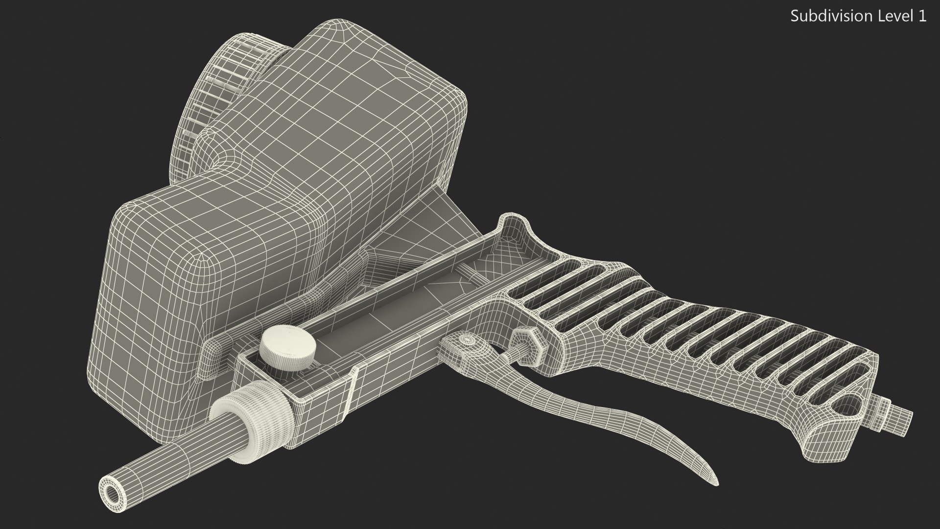 3D sand blaster gun black model - TurboSquid 1712860