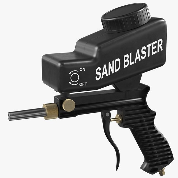 3D sand blaster gun black model - TurboSquid 1712860