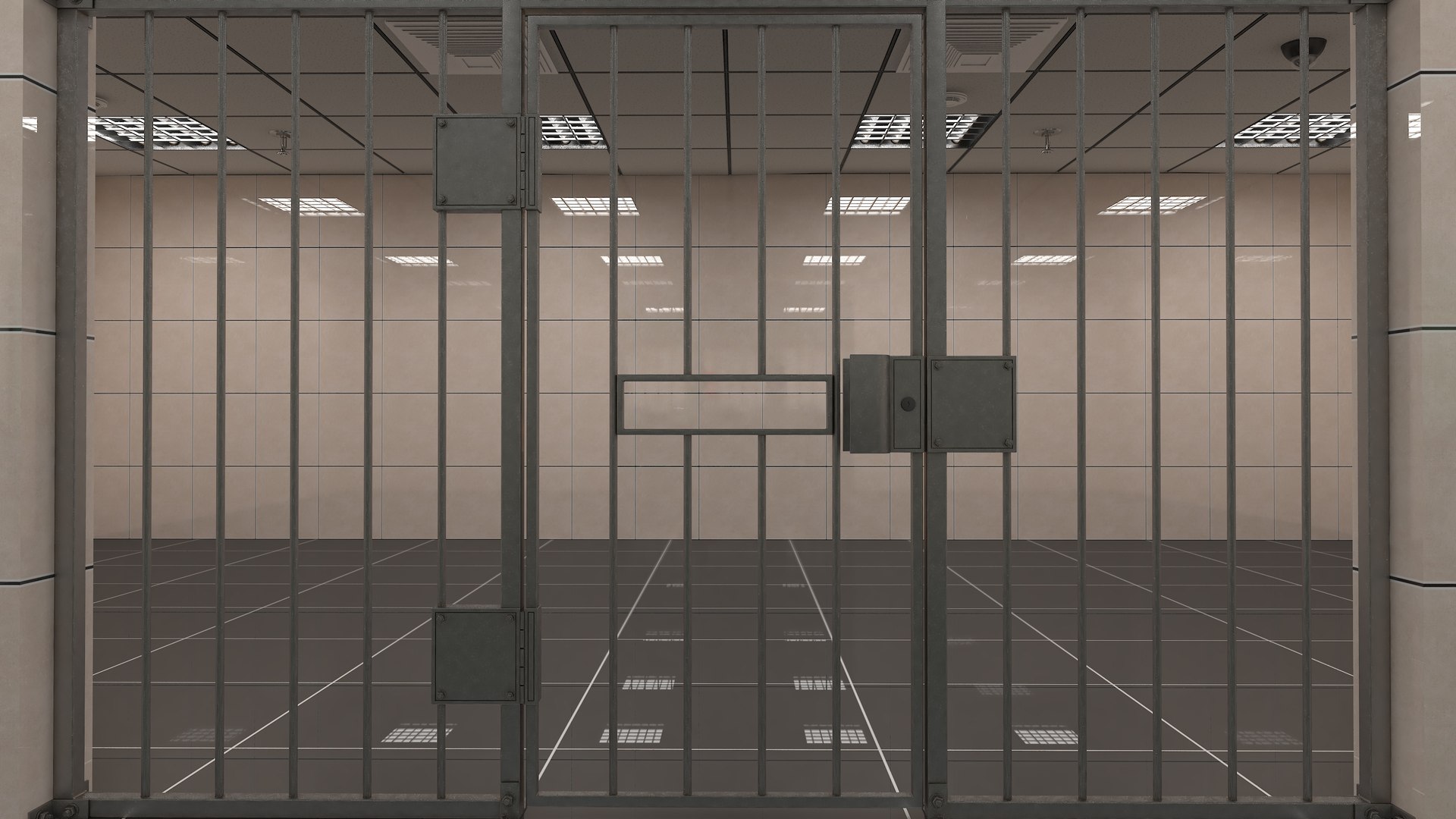 Prison And Visiting Room 3D Model - TurboSquid 2343299