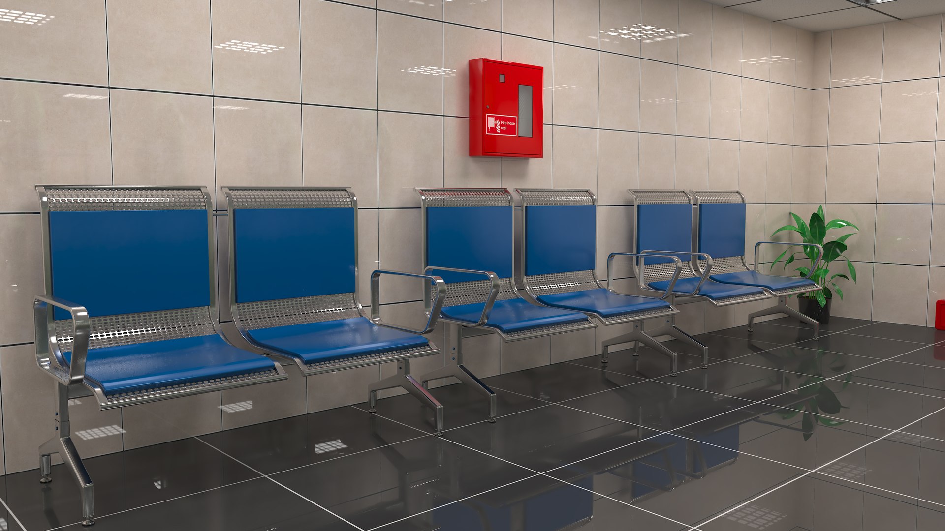 Prison And Visiting Room 3D Model - TurboSquid 2343299