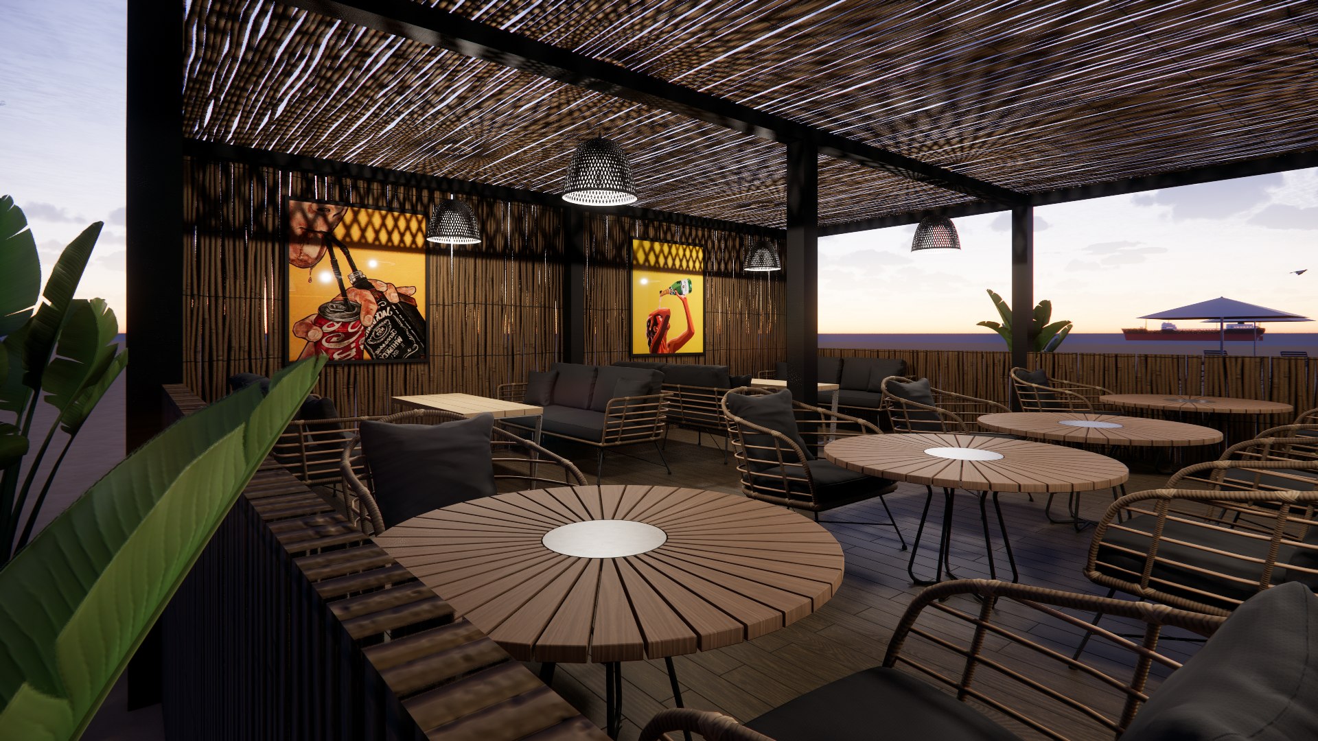 Beach Bar Model - TurboSquid 2357495