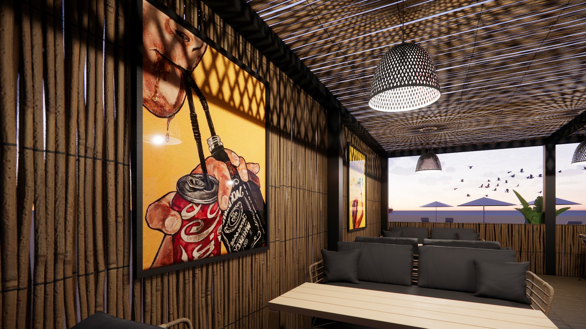 Beach Bar Model - TurboSquid 2357495