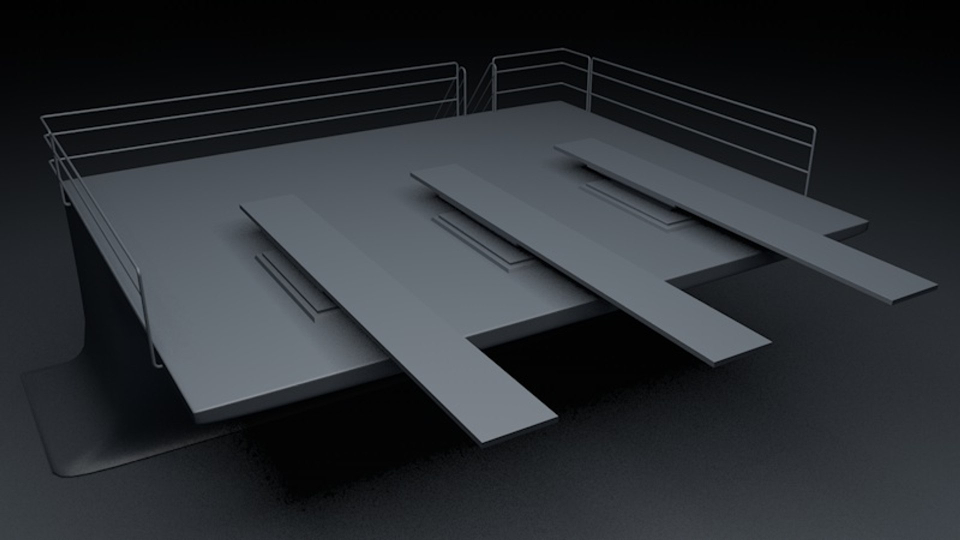 3d Platform Diving Springboard