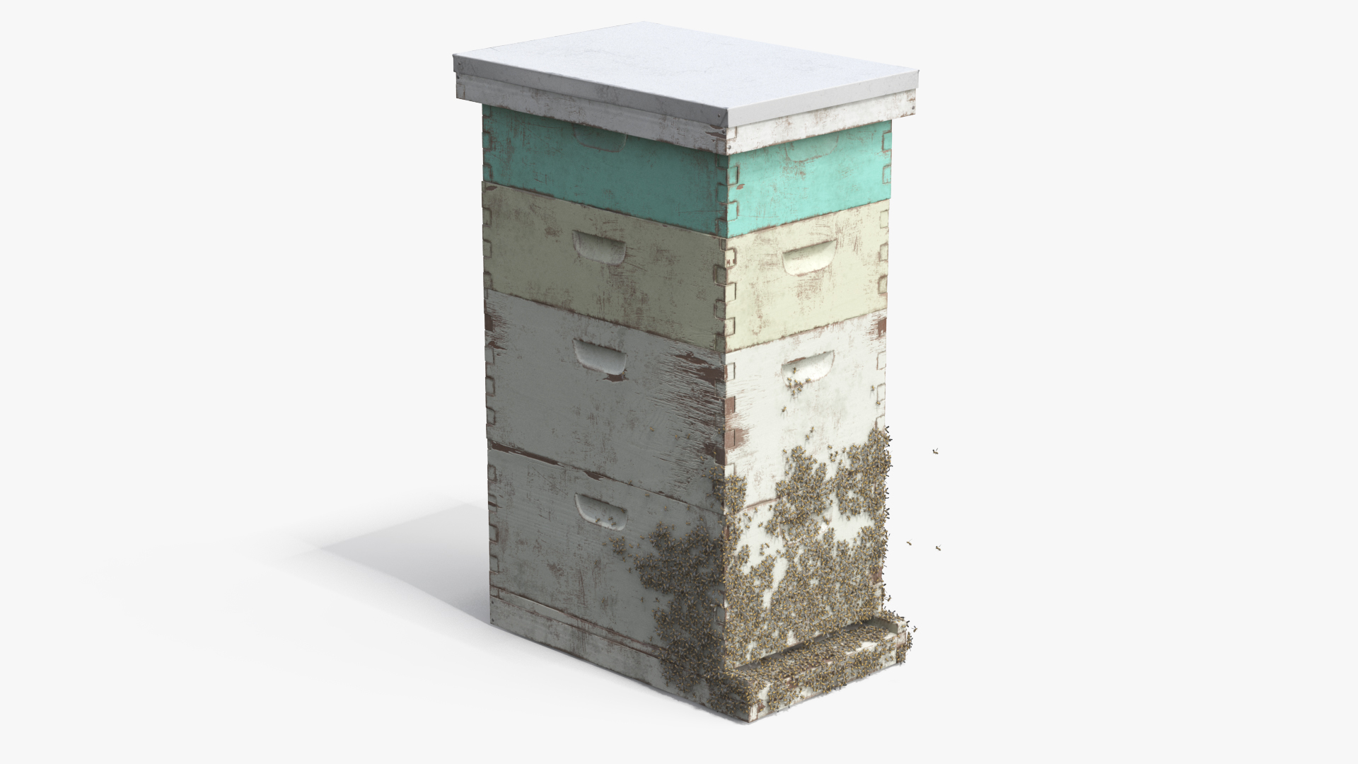Beekeeper Beehive Box Bees 3D Model - TurboSquid 1659356