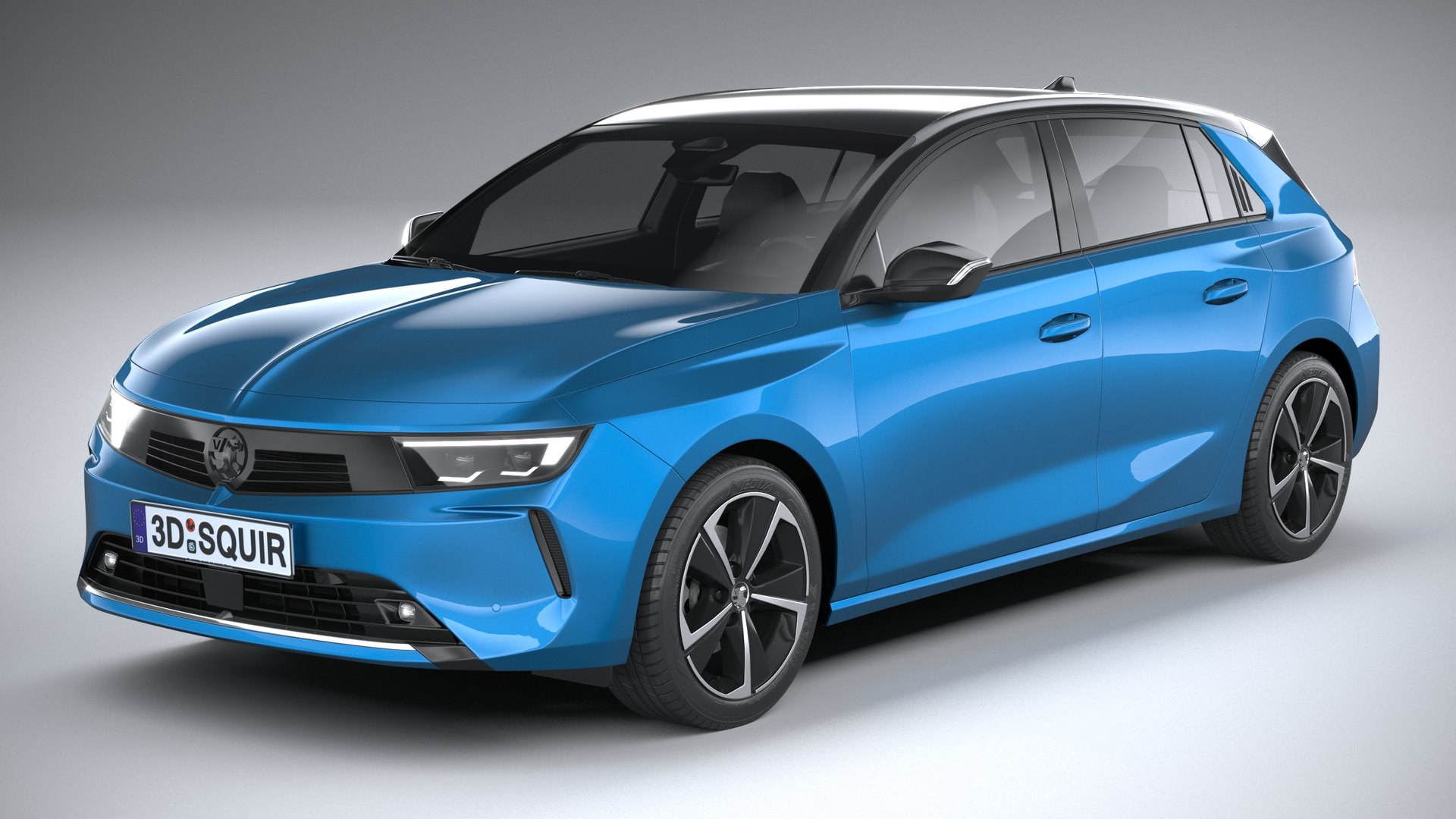 3D Model Vauxhall Astra Basic 2022 - TurboSquid 2026369
