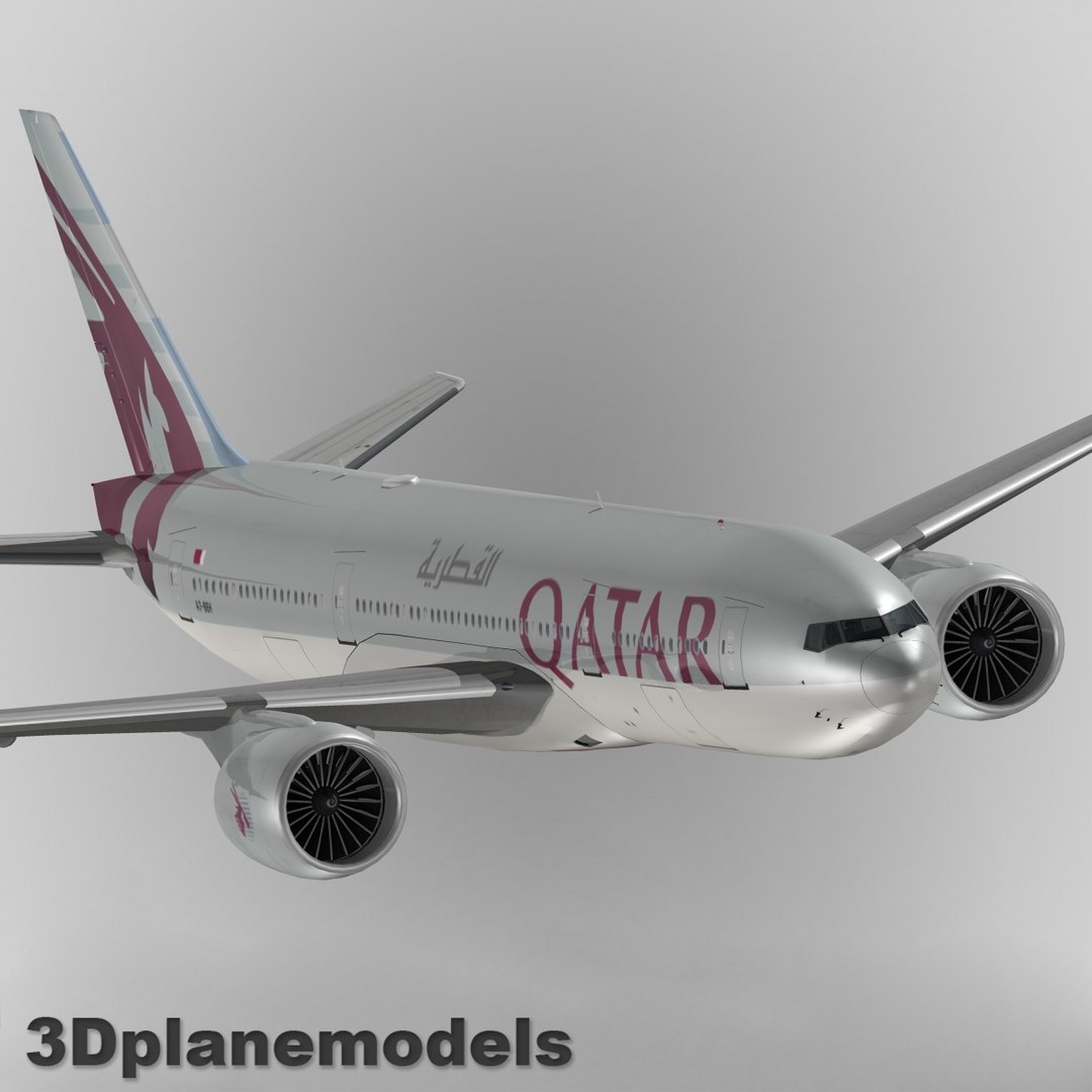 3d Boeing 777-200lr