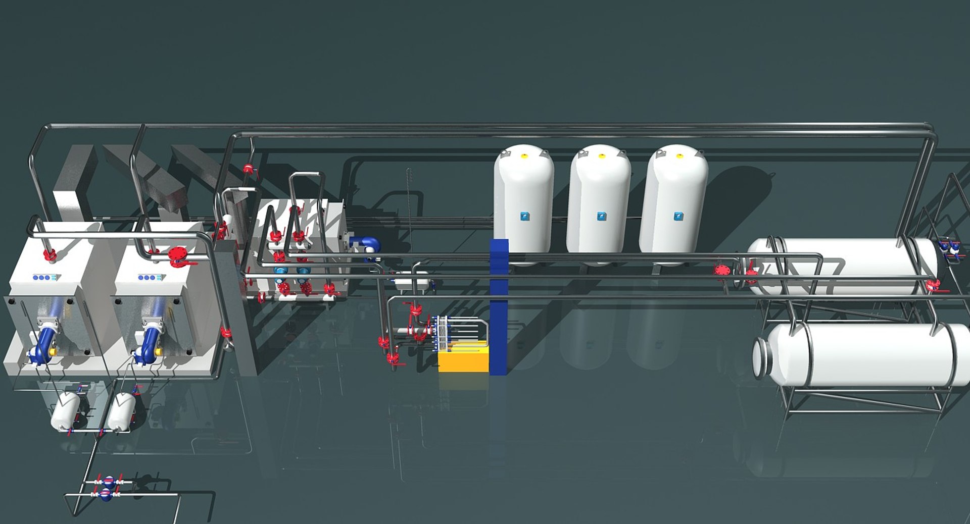 Obj Industrial Boiler Room