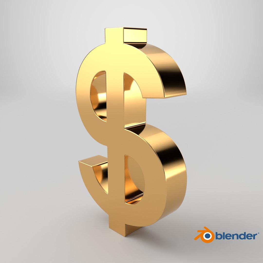 3D Dollar Symbol 3D Model - TurboSquid 2298568