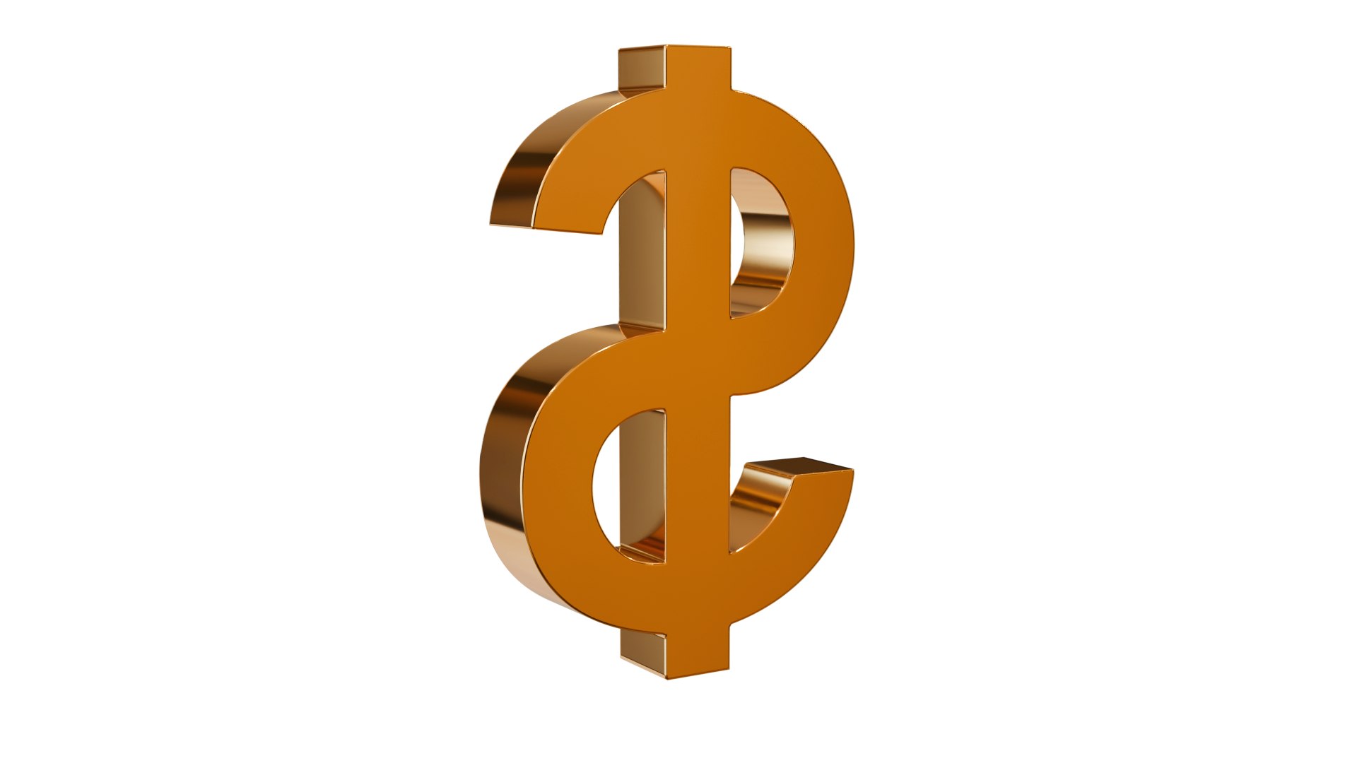 3D Dollar Symbol 3D Model - TurboSquid 2298568