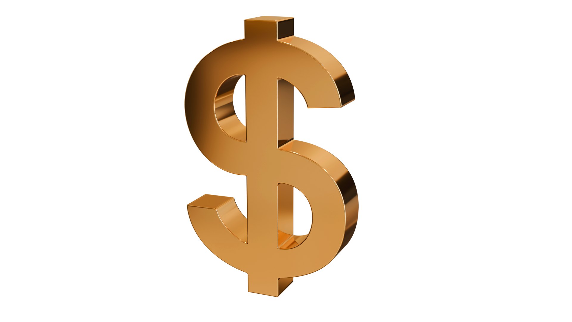3D Dollar Symbol 3D Model - TurboSquid 2298568