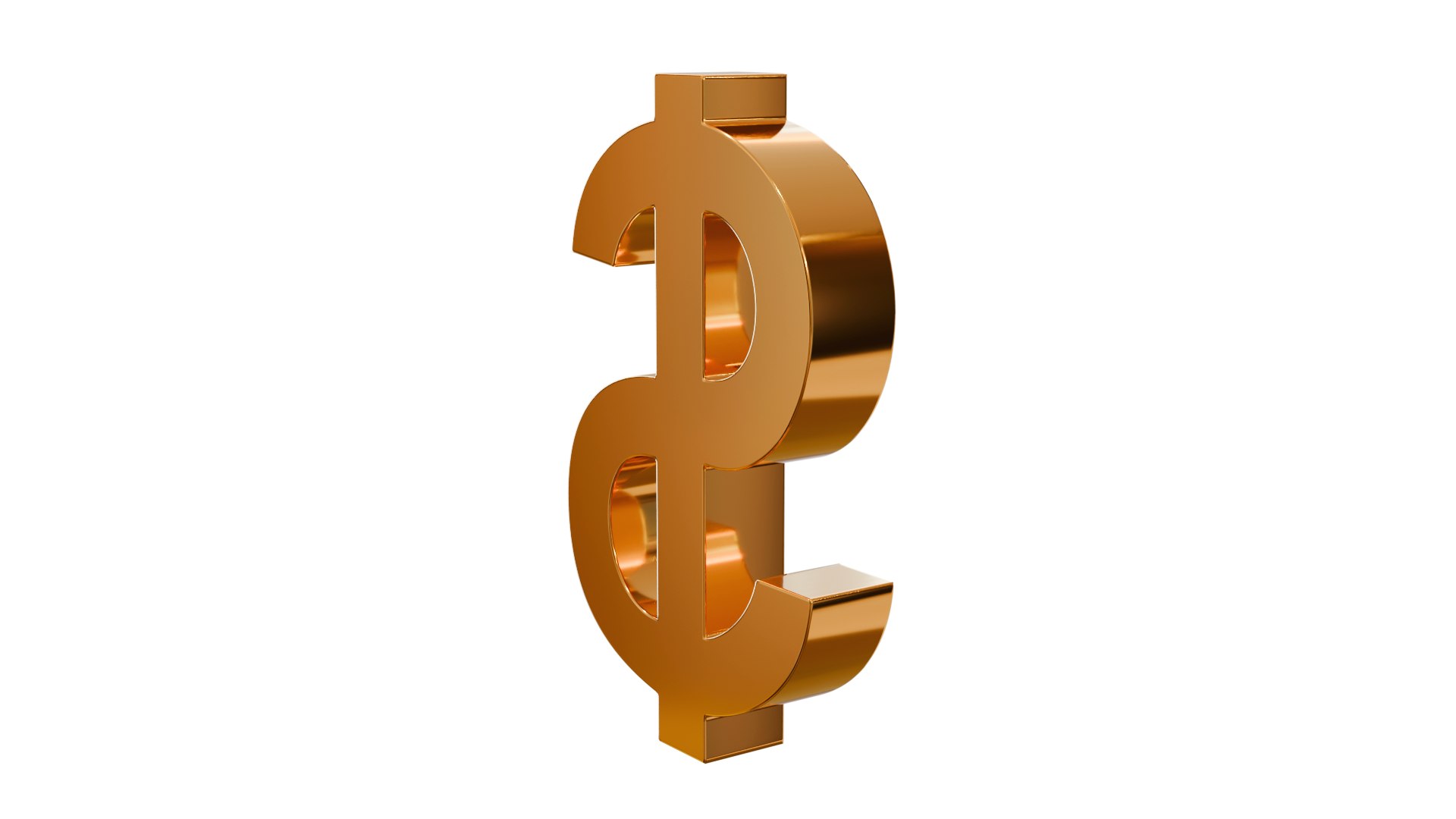 3D Dollar Symbol 3D Model - TurboSquid 2298568