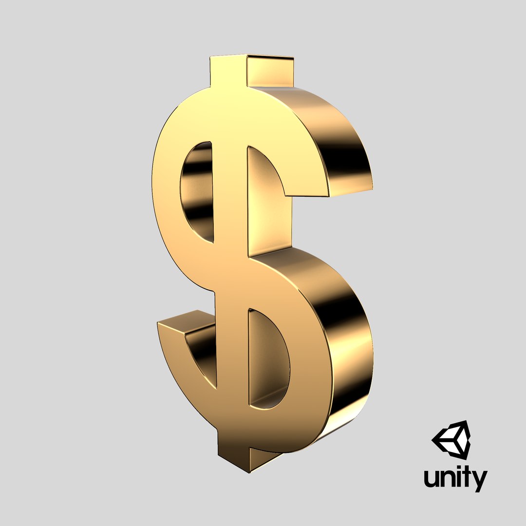 3D Dollar Symbol 3D Model - TurboSquid 2298568