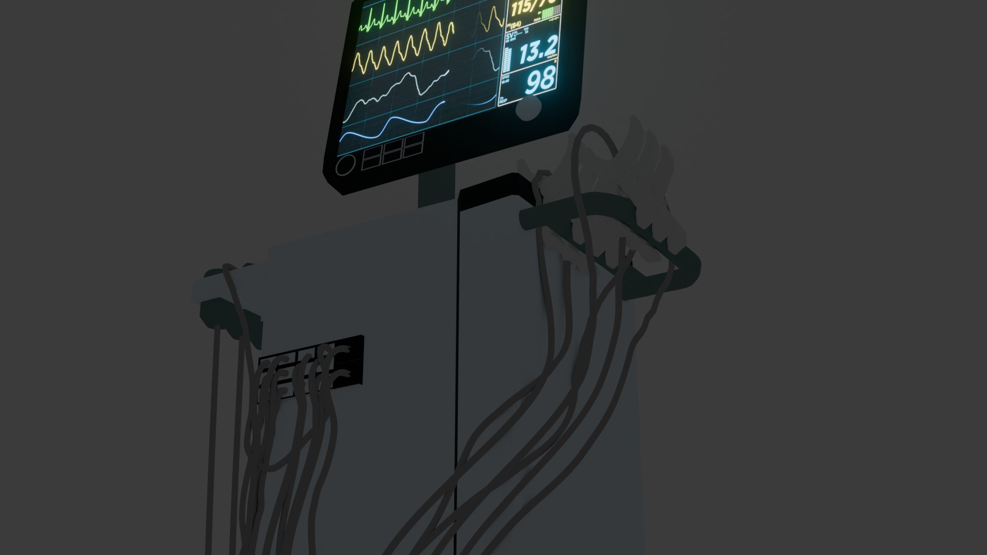 3D Monitoring Device - TurboSquid 2224047