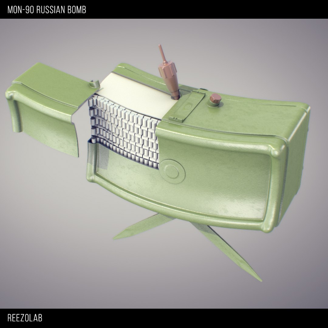 Russian Mon-90 3d Max