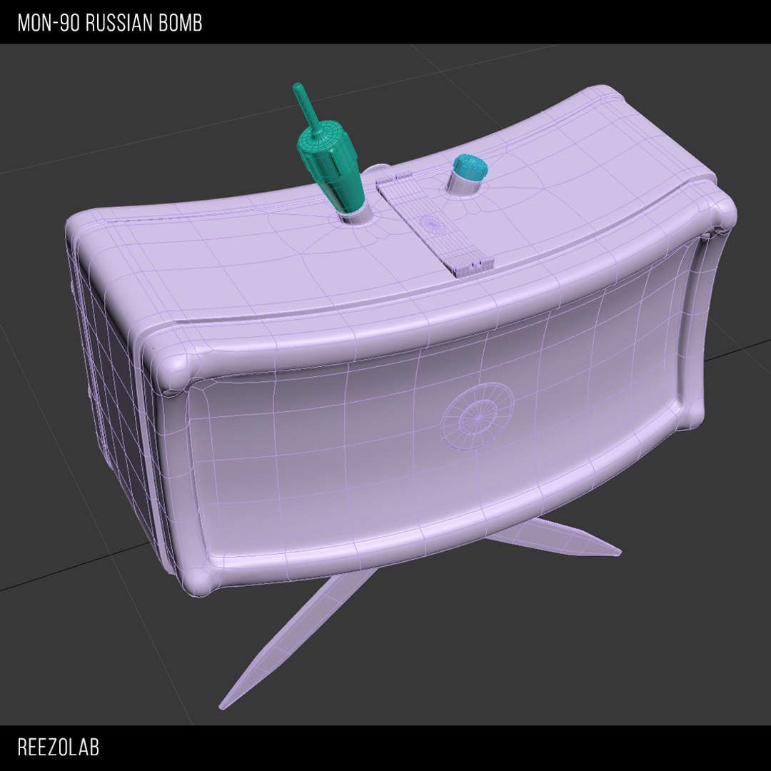 Russian Mon-90 3d Max