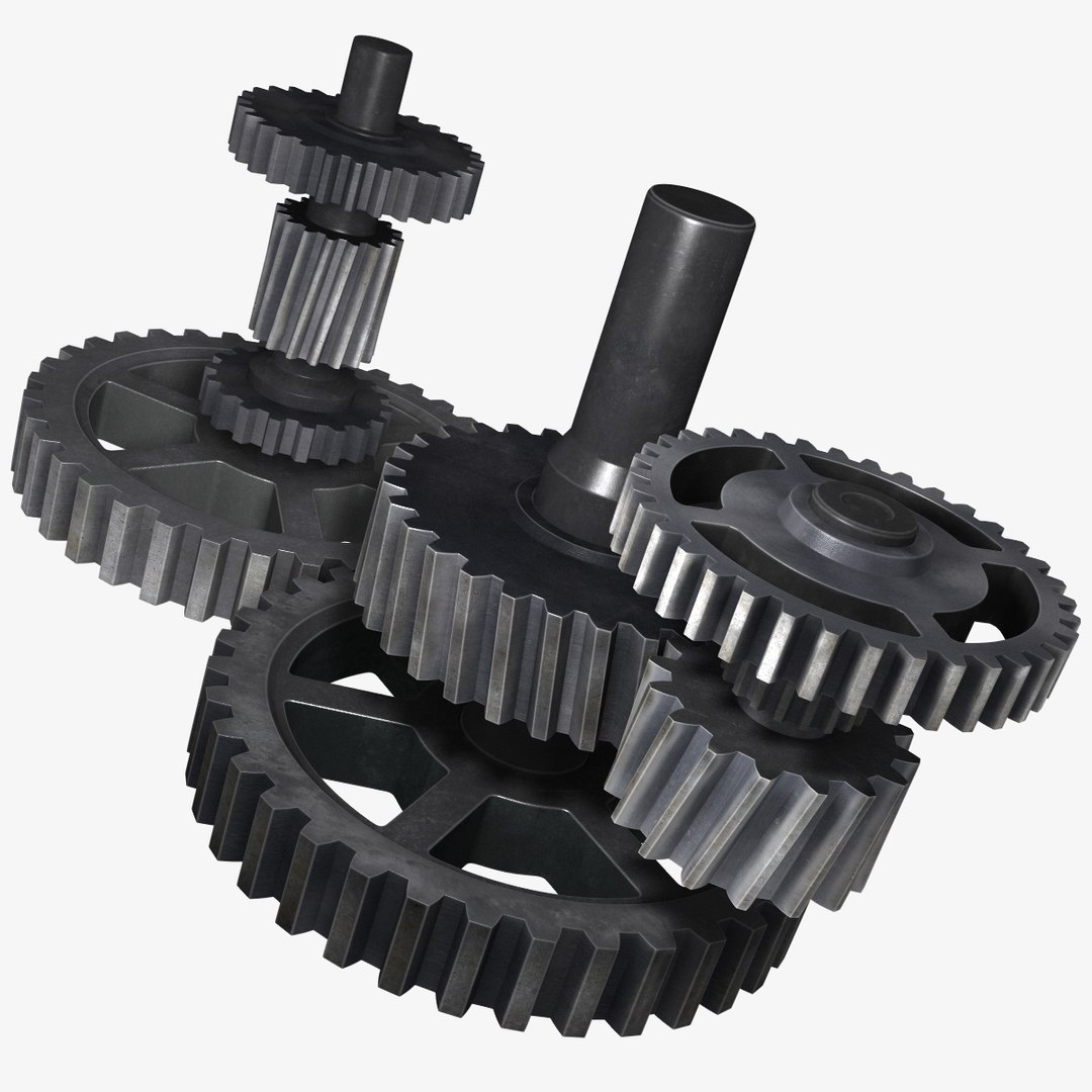 3d Cogwheel Gears Model