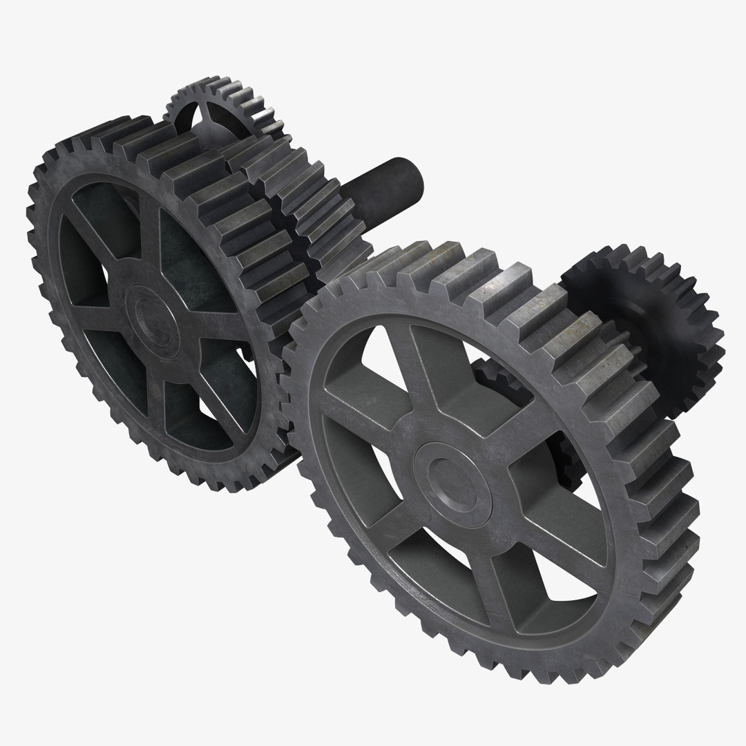 3d cogwheel gears model