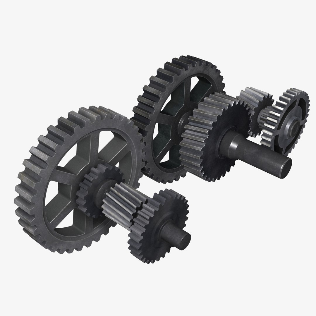3d Cogwheel Gears Model