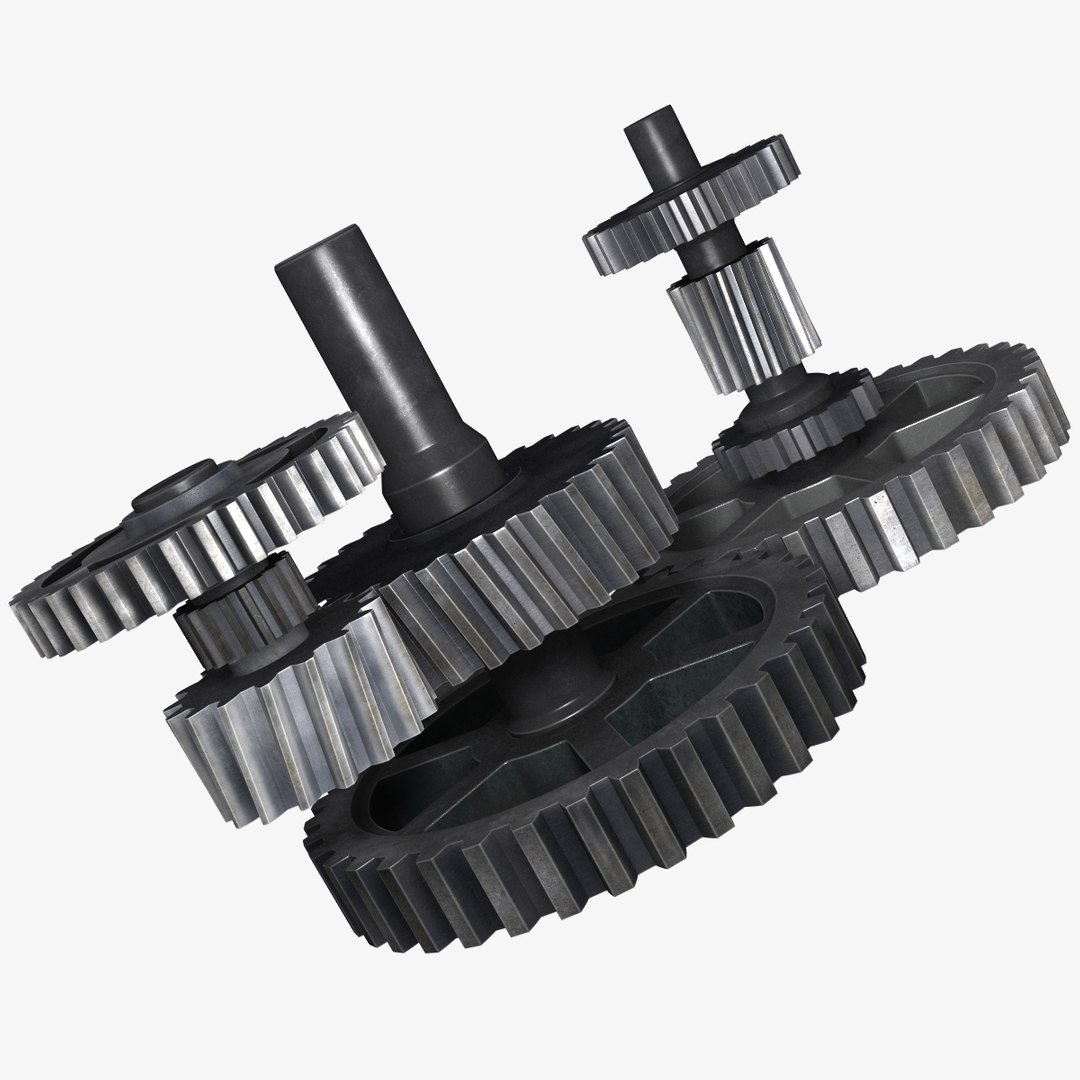 3d Cogwheel Gears Model