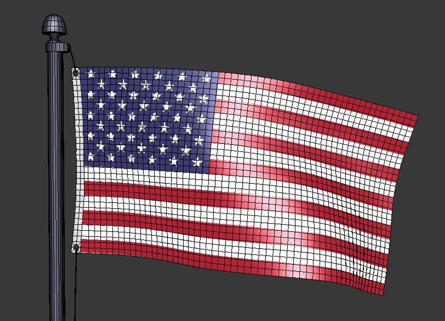 Animation flag 3D model - TurboSquid 1332240