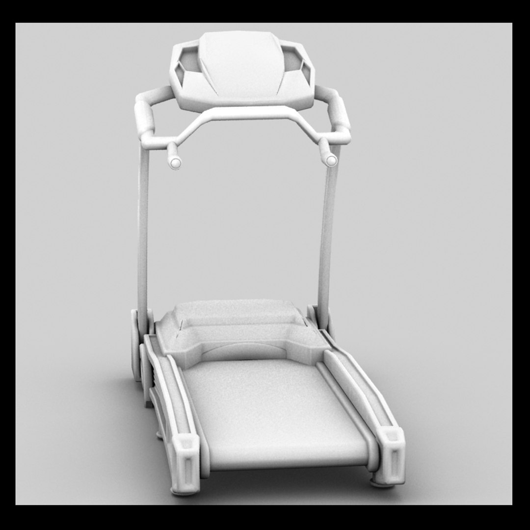 Treadmill Exercise 3d Model