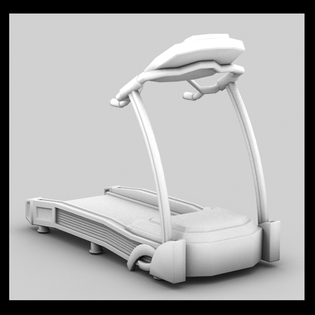Treadmill Exercise 3d Model