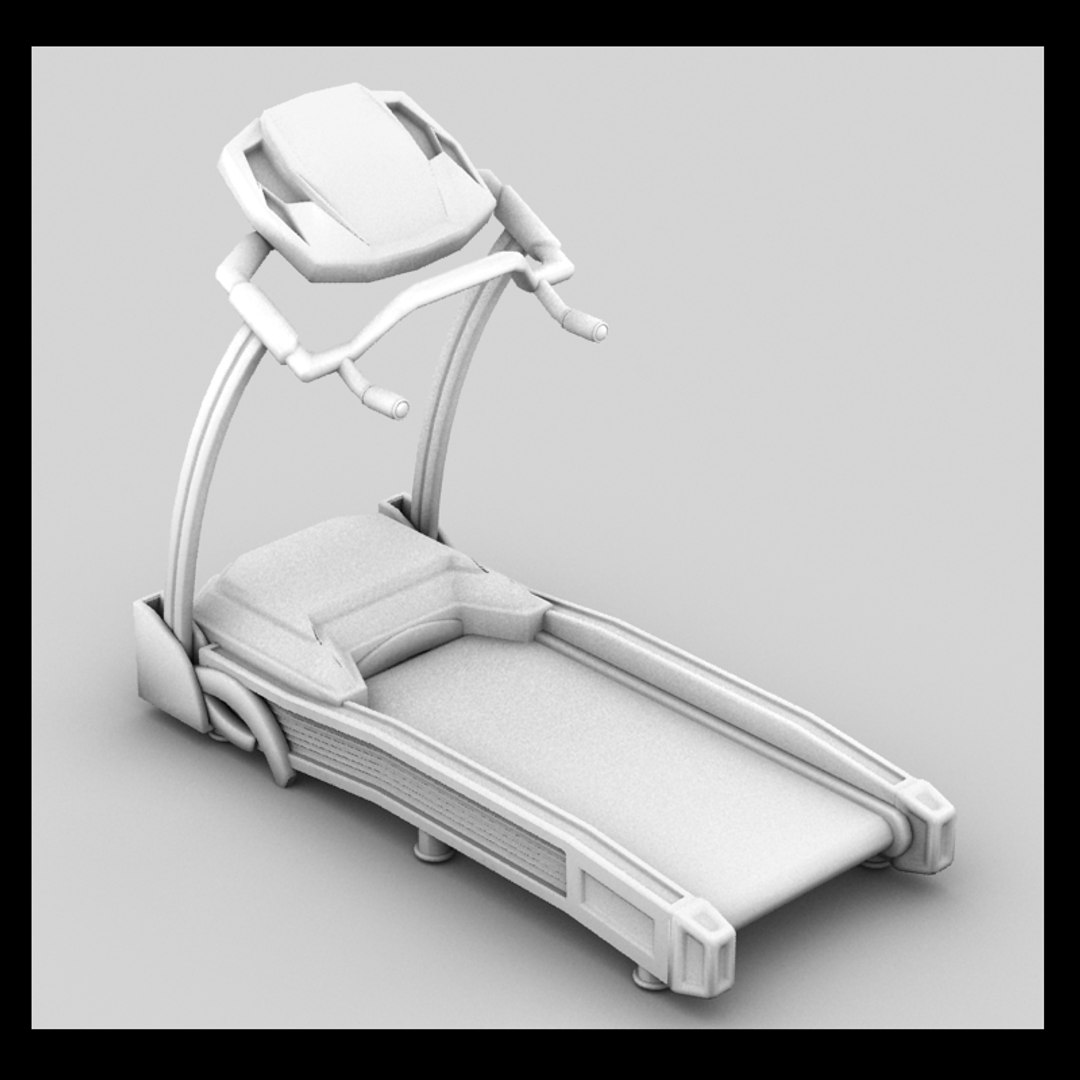 Treadmill Exercise 3d Model