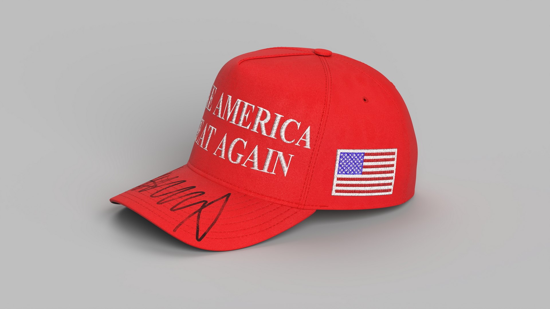 Trump Baseball Cap Red 3D Model - TurboSquid 2299950