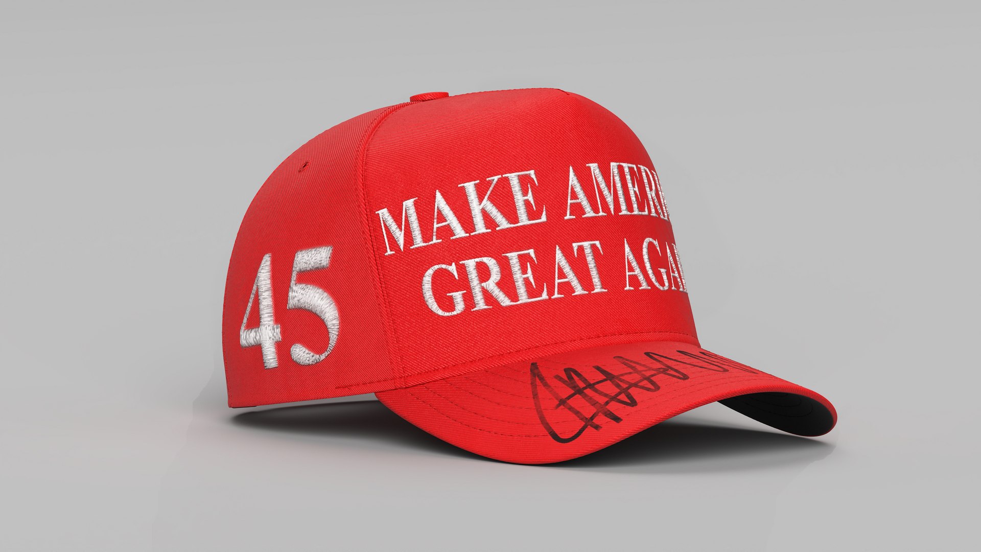 Trump Baseball Cap Red 3D Model - TurboSquid 2299950