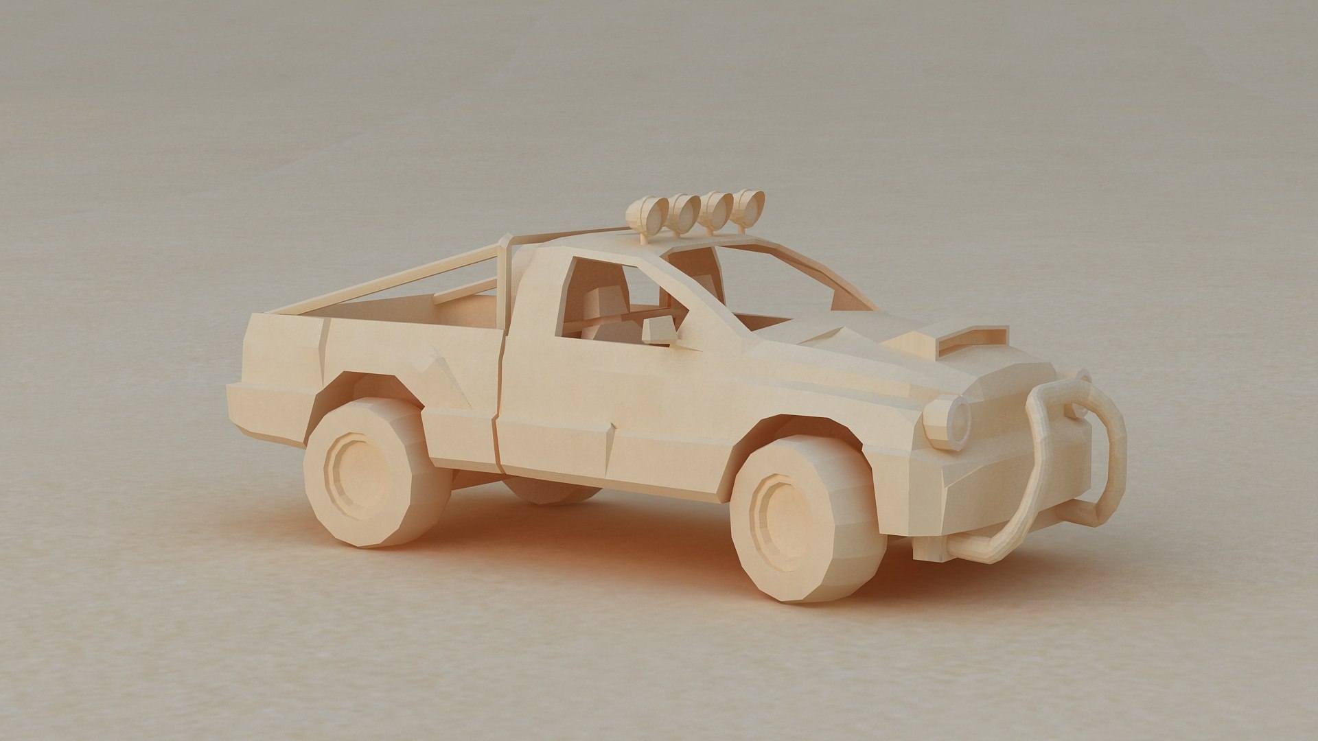 Origami Cars Cartoon Cars Toy Cars 3D - TurboSquid 2242881
