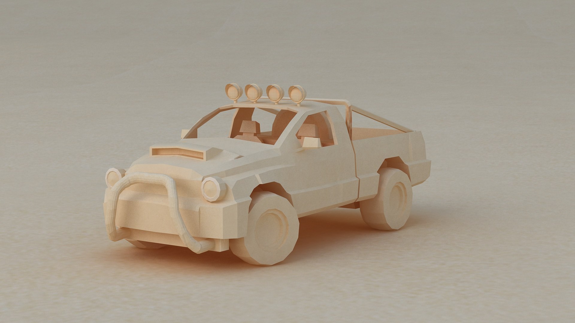 Origami Cars Cartoon Cars Toy Cars 3D - TurboSquid 2242881