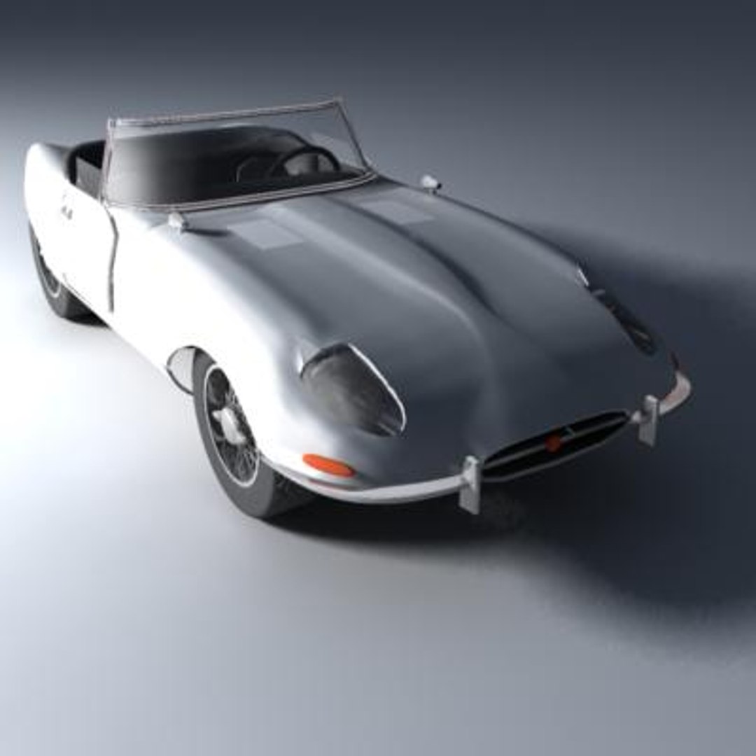 E-type Modeled 3d Model