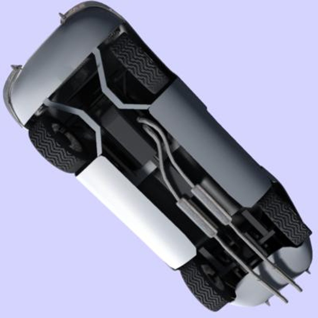 E-type Modeled 3d Model