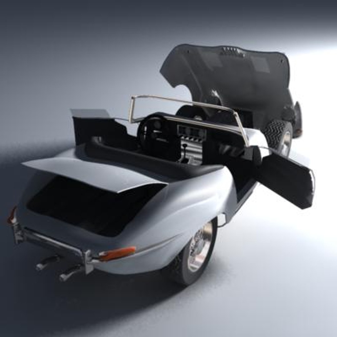 E-type Modeled 3d Model
