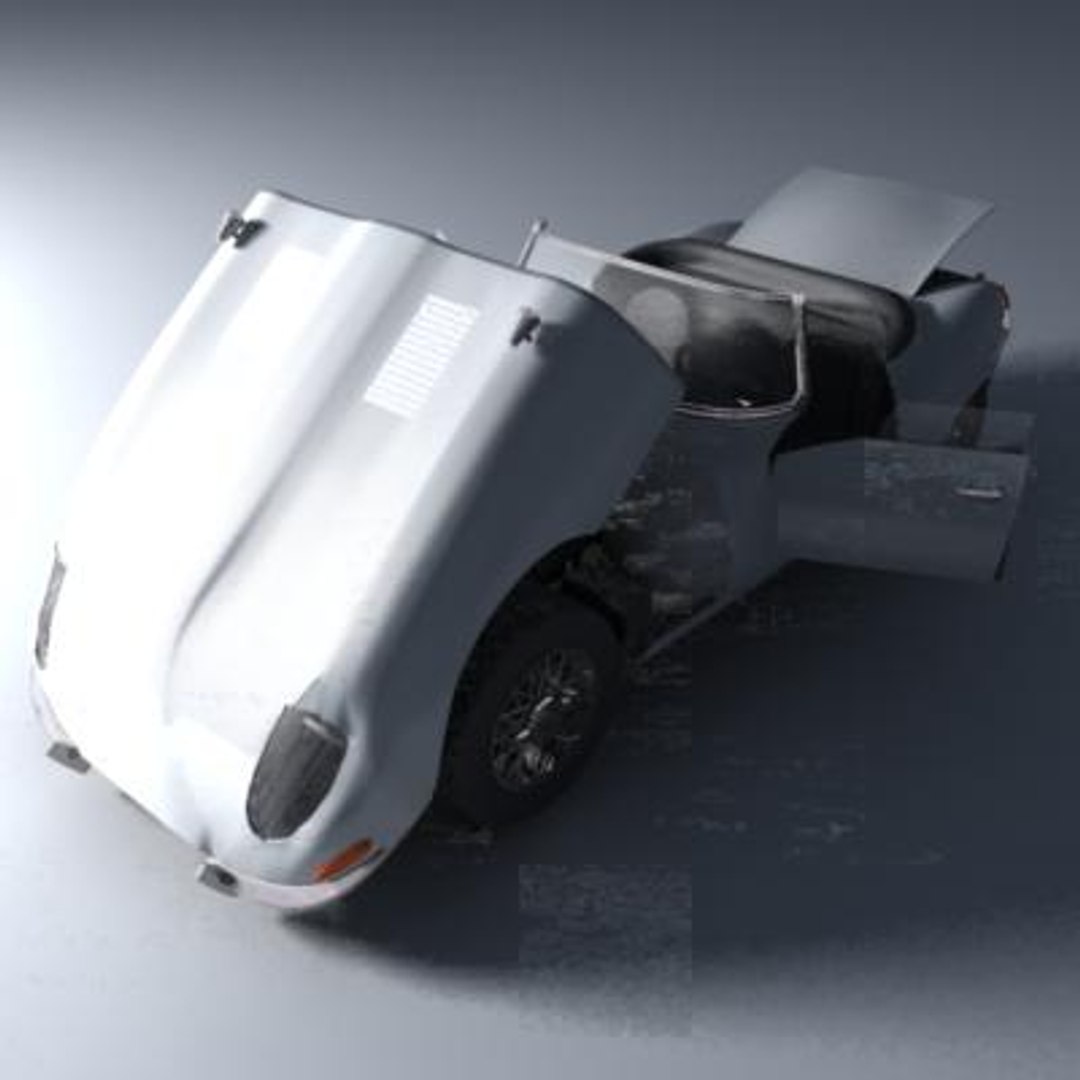 E-type Modeled 3d Model
