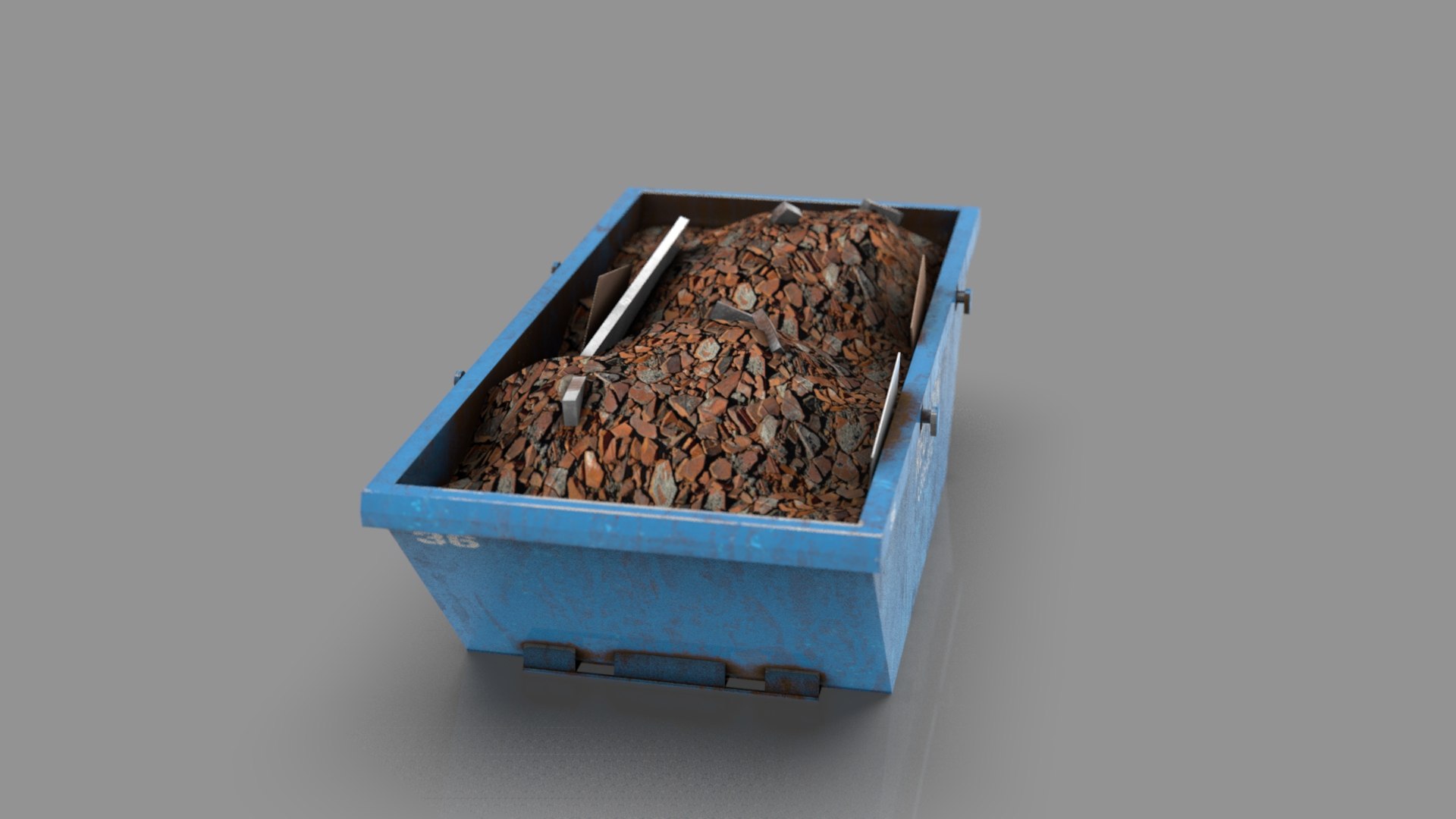 3D Model Construction Container - TurboSquid 1753325