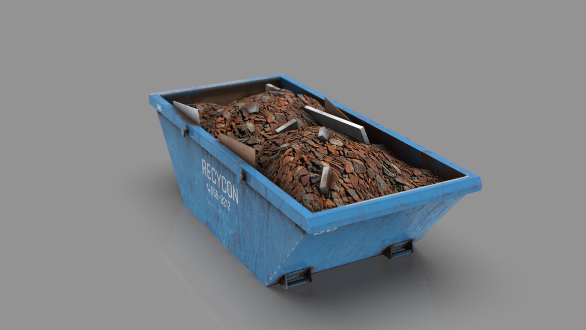 3D Model Construction Container - TurboSquid 1753325