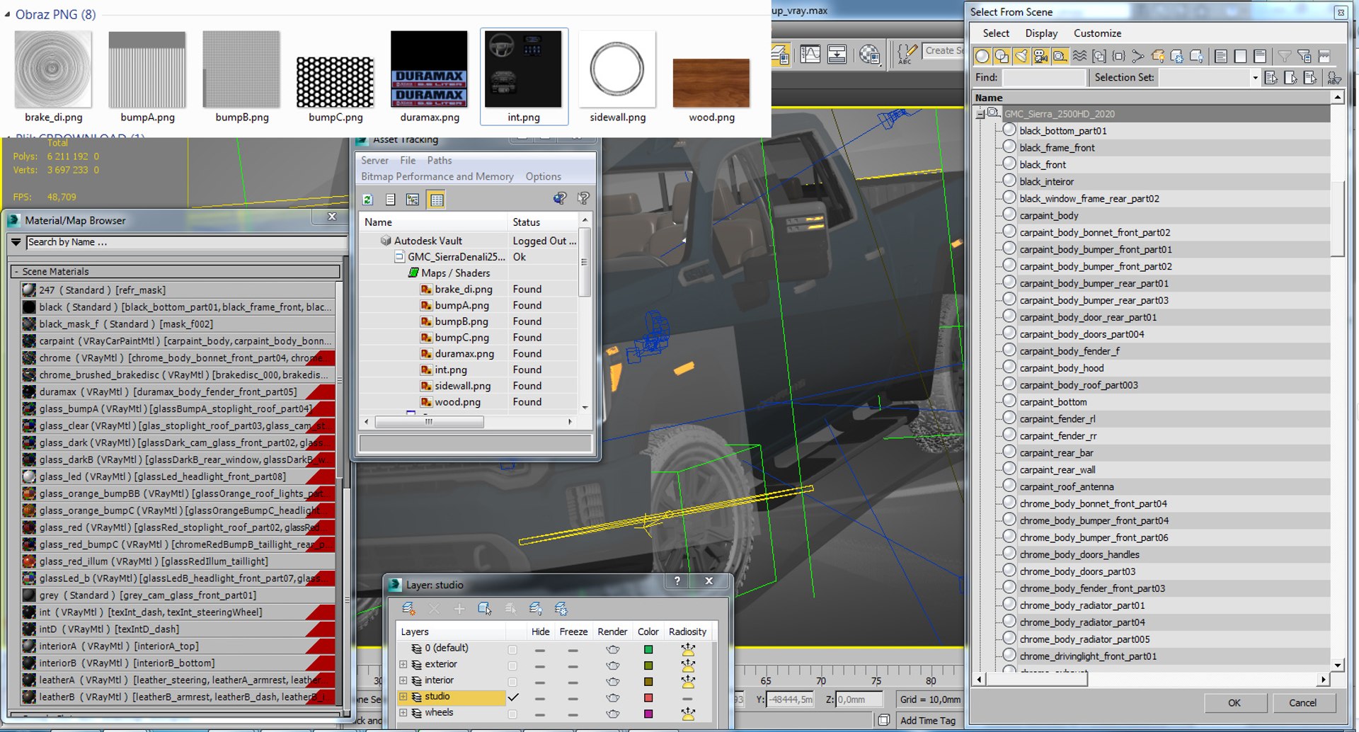 Gmc gm sierra 3D - TurboSquid 1503365
