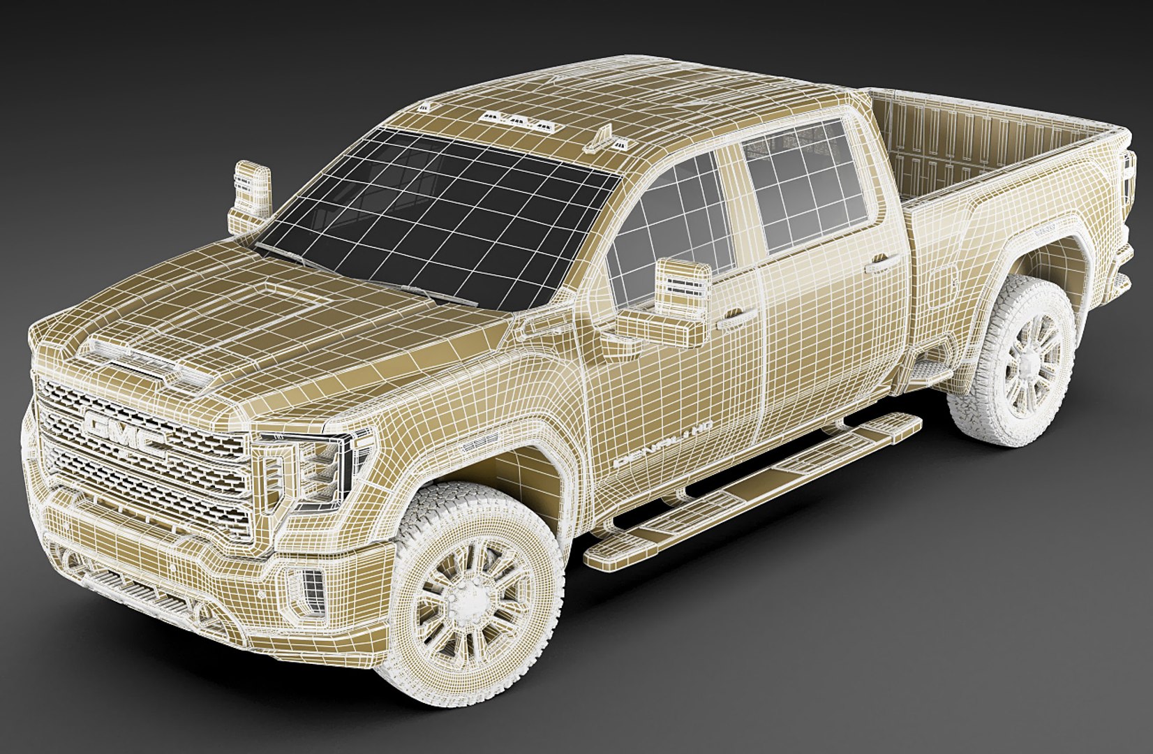 Gmc gm sierra 3D - TurboSquid 1503365